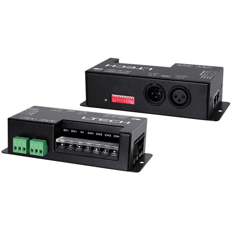 High power dmx controller for led strips - 4 channels