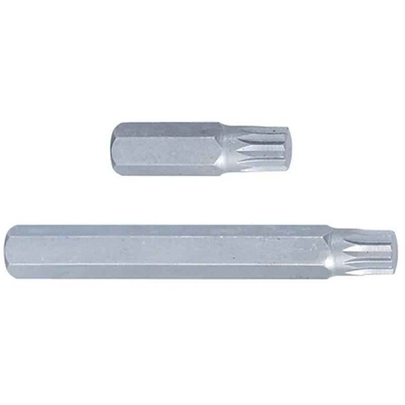 Punta Spline King Tony M6x80mm, hexagonal de 10mm, precisión y ...