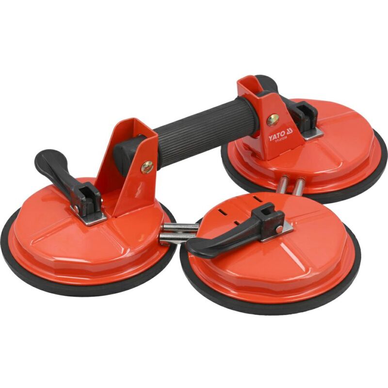 Elevador de ventosas triple, marca Yato, modelo YT-37239, ideal para manipulación segura de ...