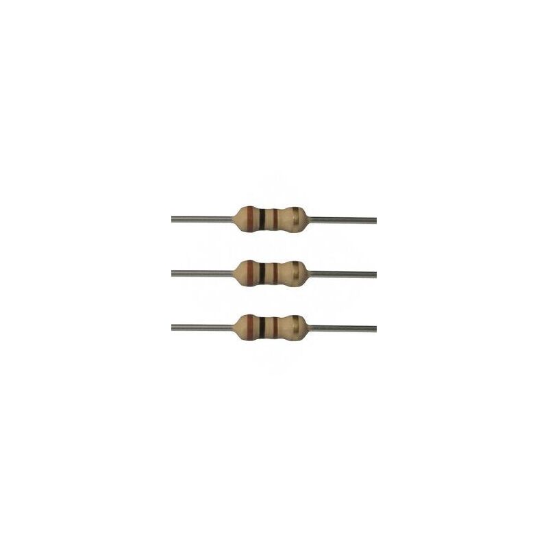 Resistencia Carbon 100R 1/2W 5% Medidas 2,3x6mm
