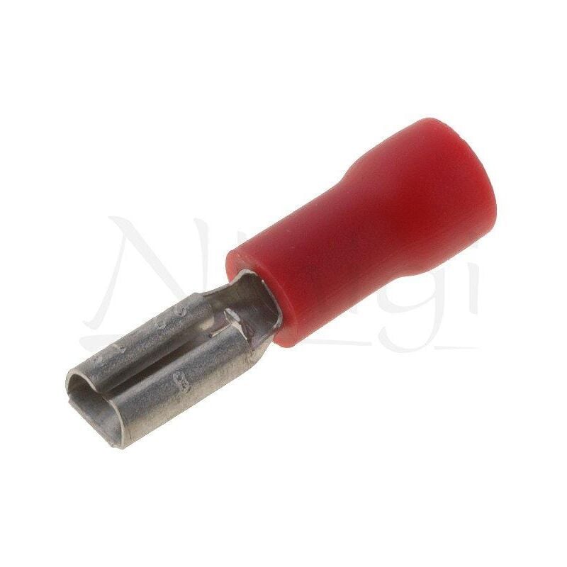 Terminal Faston Hembra 2,8mm Preaislado Color ROJO