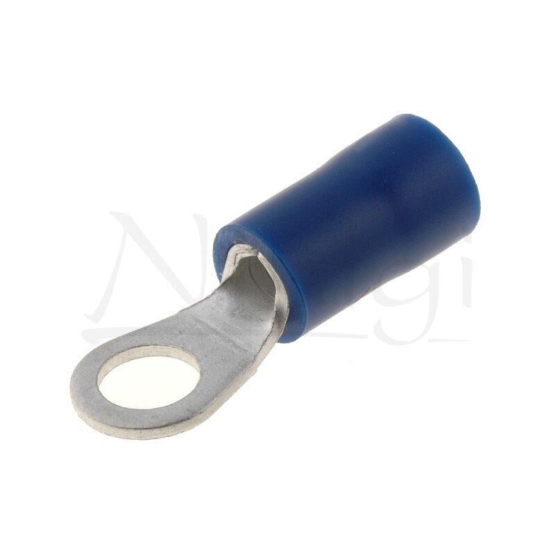 Terminal Redondo Preaislado Crimpar Color AZUL