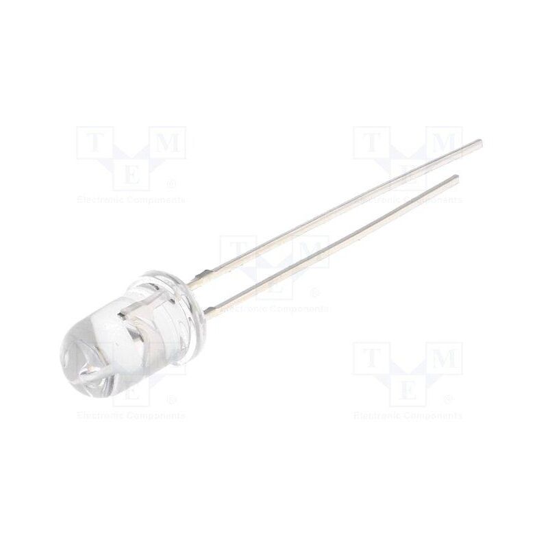 Diodo LED DORADO 5mm 10.000mcd 2V 15Âº Transparente