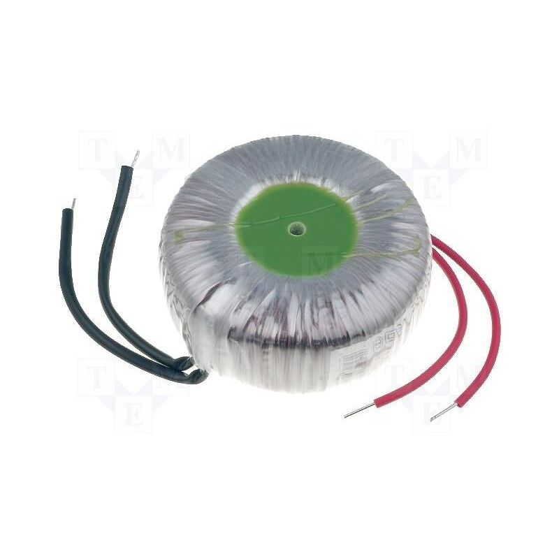 Transformador Toroidal 14Vac 100VA 7A 92x40mm Entrada 230Vac