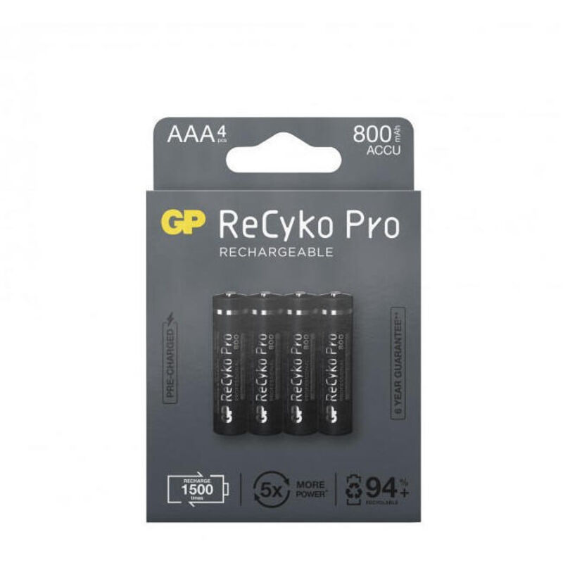 GP Batteries ReCyko Pro Batería de un solo uso AAA Níquel-metal hidruro ...