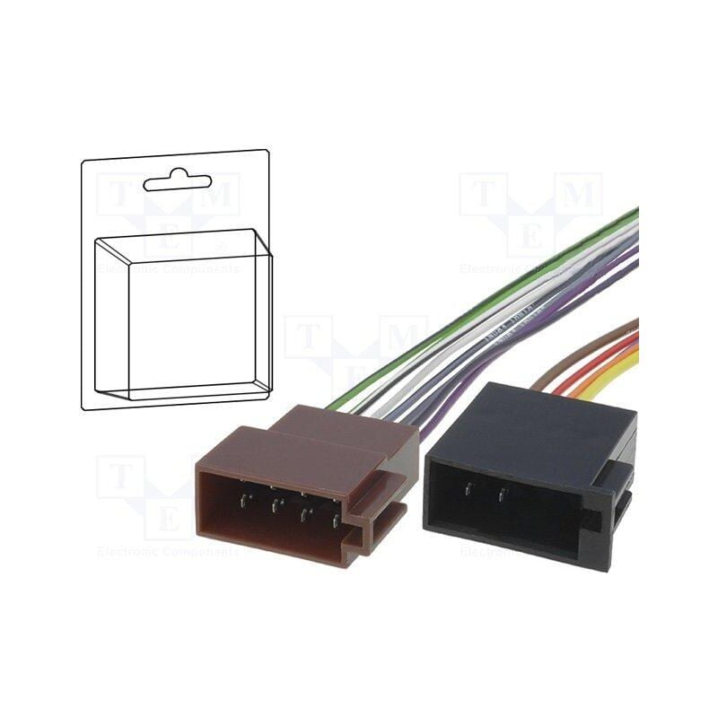 Cable Din Macho 14 Conexiones CAR ISOCAR3
