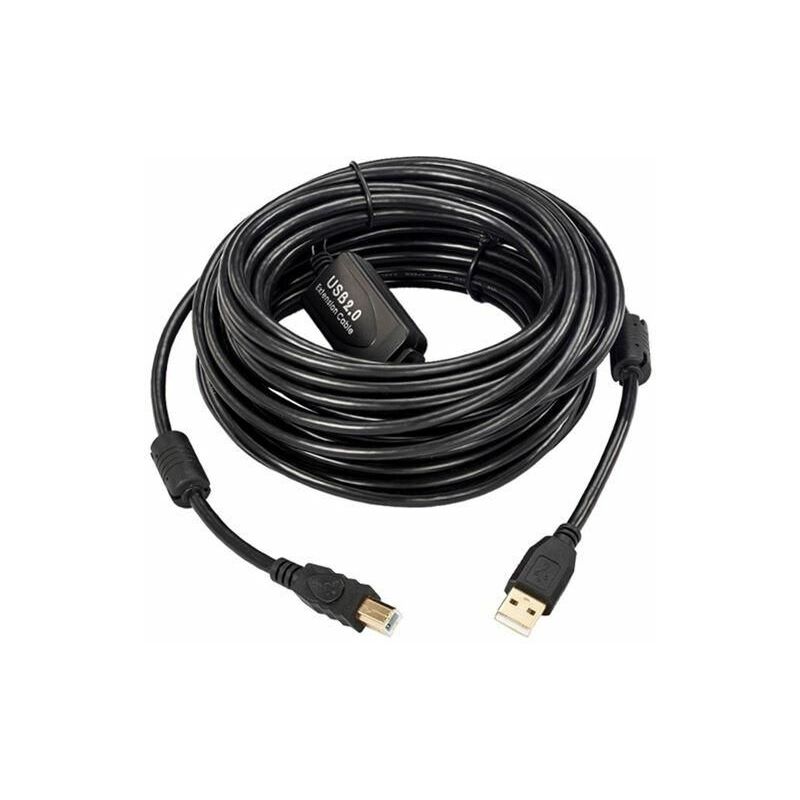 Microconnect USBAB20B-ACTIVE cable USB 20 m USB 2.0 USB A USB B Negro