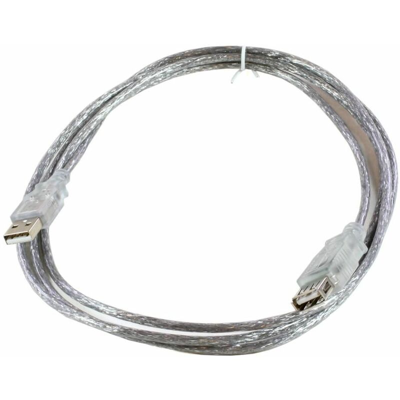 Microconnect USBAAF2T cable USB 1,8 m USB 2.0 USB A Transparente