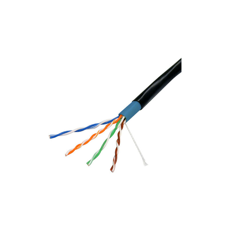 Cable Utp Cat5e Exterior Cu Ofc Negro (305m) Safire Utp5e-300-out-cu