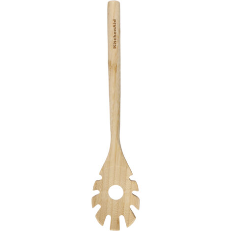 KitchenAid KQG605OHBBE, Bamboo Pasta Fork, 32.5 cm, Wood