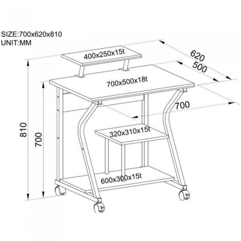 Techly ICA-TB 218 escritorio para ordenador Haya