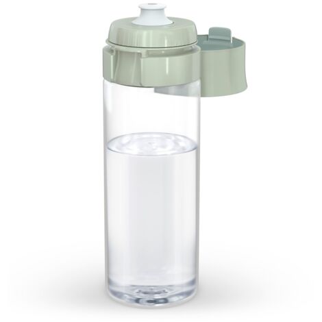 BRITA Botella filtrante de agua modelo VITAL Verde Claro (600 ml) con 2 ...