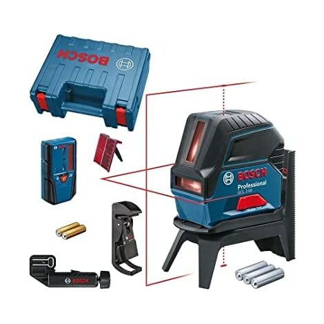 Bosch Professional GCL 2-50 - Nivel láser (alcance 20/50 m, láser rojo, en maletín)