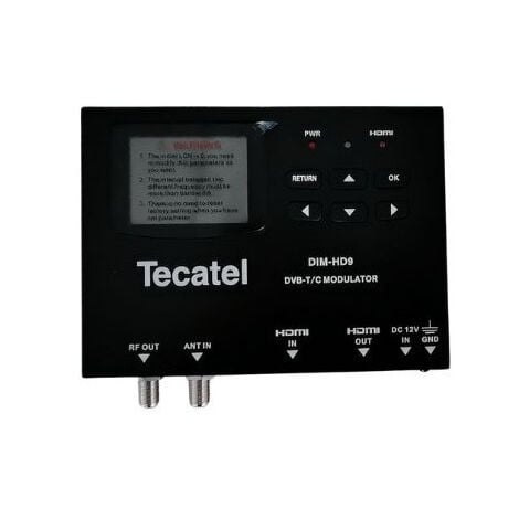 Modulador Tecatel Full Hd Dvb-t,c Ent-sal Hdmi Hd9 Mod-dimhd9