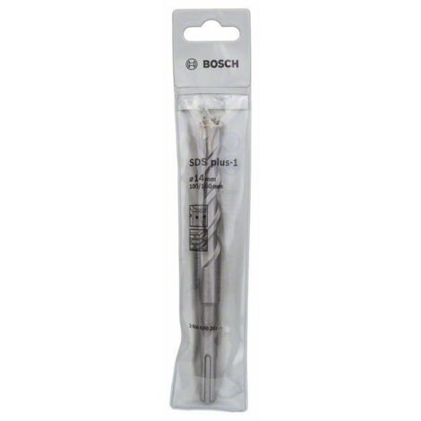 Bosch 2608680281 SDS Plus 1, juego de brocas de martillo 14 x 100 x 160 ...