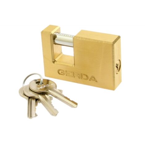 Candado de perno de latón Gerda, modelo Kłódka trzpieniowa mosiężna ...