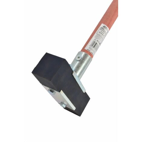 Awtools Martillo de Adoquinero 2,5kg con Goma Intercambiable de 90cm ...