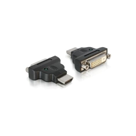 DeLOCK Adapter HDMI / DVI HDMI M DVI 25-pin FM Negro