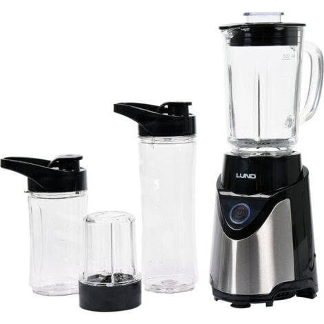 Licuadora de Vaso Lund 500W T67703 para smoothies, acero inoxidable ...