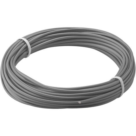 Goobay 55047 Alambre trenzado de cobre 1 núcleo aislado/cable trenzado de cobre/núcleo de ...