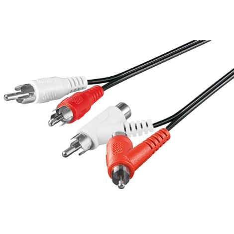 Goobay Cinch Audio cable de conexión [1x Cinch-Stecker, Cinch-macho ...