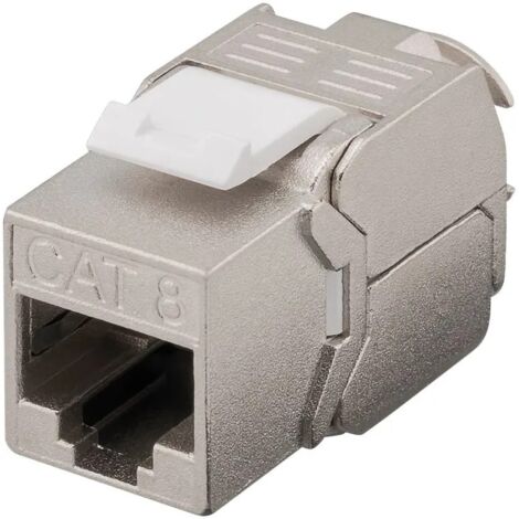 Goobay 61129 - Módulo Keystone Cat 8.1 STP / RJ45 Hembra - hasta 2 GHz ...