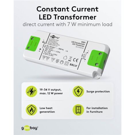 Goobay 65581 transformador de corriente Blanco, Verde 0,35 A