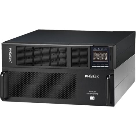 SAI Online Rack, marca Phasak, modelo PH 9360 de 6000 VA, ideal para IT ...