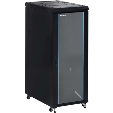 Armario Rack 19" Phasak Pro 42U 600x600 Desmontado – Puerta de vidrio ...