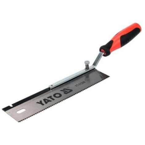 Sierra Yato con mango ajustable de 250mm, ideal para corte de madera y materiales, diseño ...