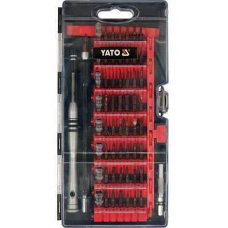 Yato YT-25760, destornillador manual, 61 piezas, herramienta ...
