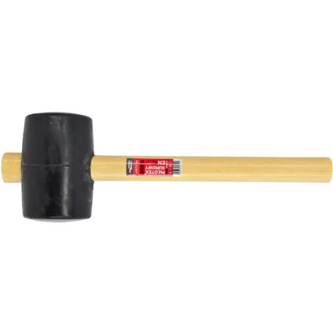 Martillo de goma Awtools 455g mango de madera, ideal para trabajos de ...