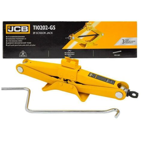 Elevador Trapezoidal JCB 2T, capacidad 2 toneladas, ideal para mecánica ...