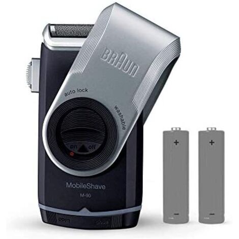 Braun MobileShave PocketGo M90 Azul, Plata