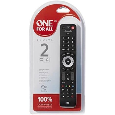 One For All Advanced Evolve 2 mando a distancia IR inalámbrico TV ...