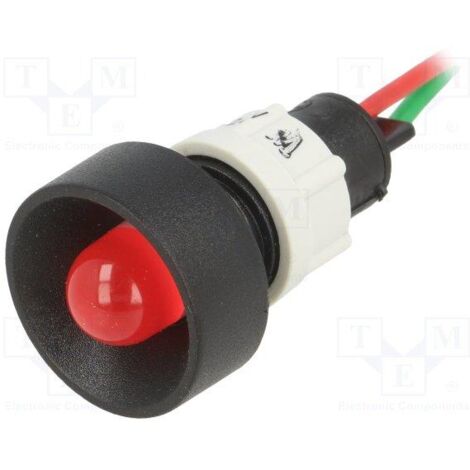 Piloto LED 24Vdc/AC Luz ROJO