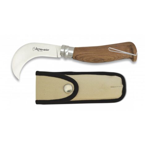 Navaja Tranchete Extremeña con Mango de Madera y Hoja de Acero Inox de ...