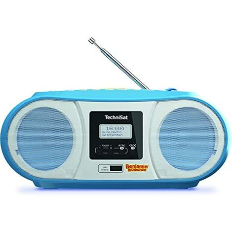 TechniSat DigitRadio 1990 Digital 3 W DAB+, FM Azul Reproducción MP3