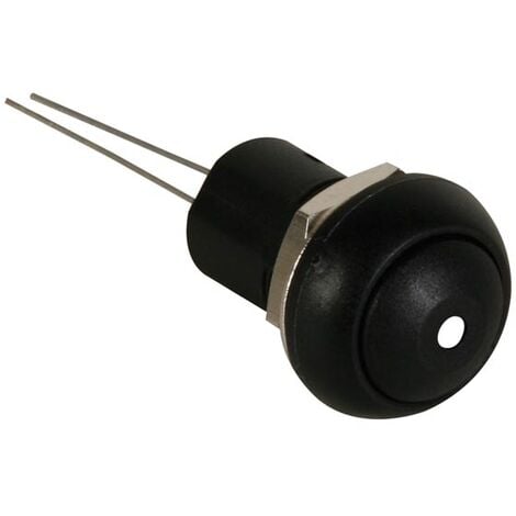 Perel 163291 - Mini pulsador con LED blanco para persianas (1 pin)