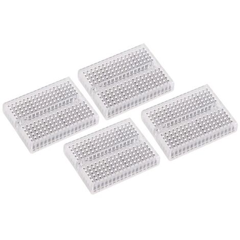 Velleman Mini protoboard, juego de 4, sin soldadura, 4 x 170 contactos, compatible con Arduino ...