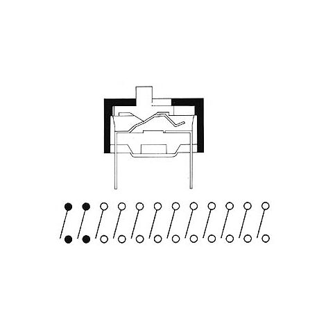 Interruptor dip 10 posiciones