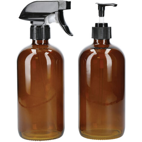 Kitchen Craft Juego de Botellas de Spray, Ámbar, Talla única