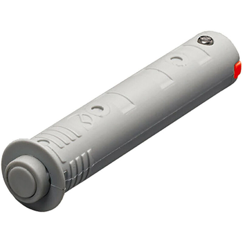 Push to open Pin Strong zum Einbohren lang, 37 mm Hublänge, lichtgrau