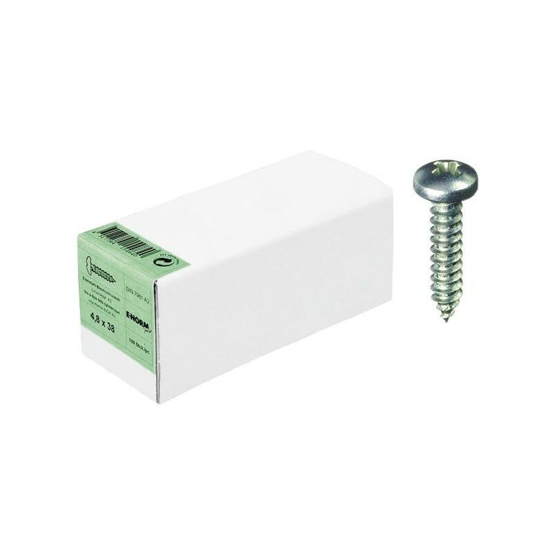 E-NORMpro DIN 7981 Edelstahl A2 -C-H 3,5x25 HP E-NORMpro DIN 7981 Edelstahl A2 -C-H 3,5x25 HP