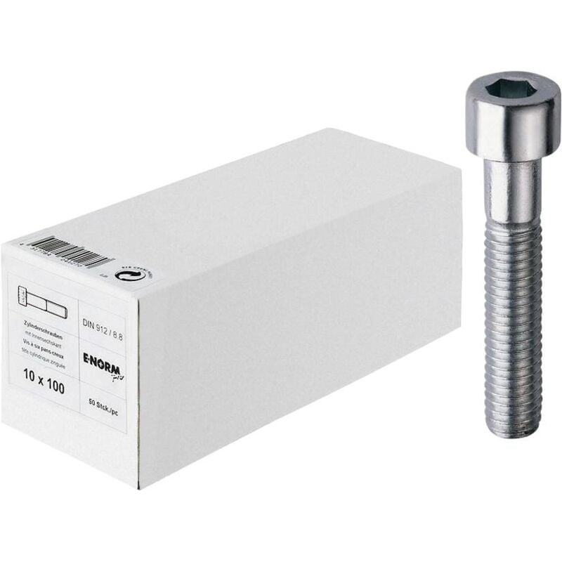 Zylinderschraube DIN 912 8.8 M6x80 verz.