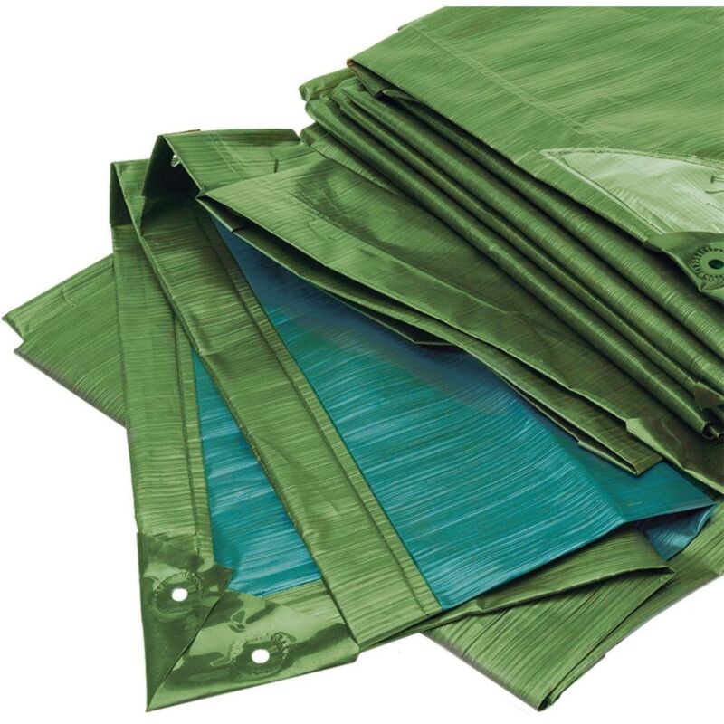 Rainexo - Abdeckplane, 150g/qm, 4x6m, gr/bl