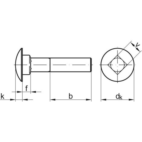 Schloßschraube DIN 603 M8x35 verz.