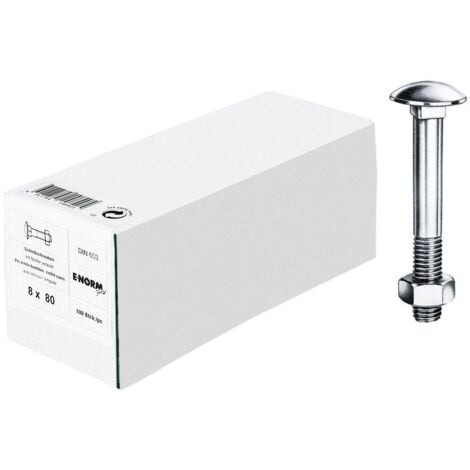 Flachrundschraube DIN 603 M10x150 Mu zn E-NORMpro