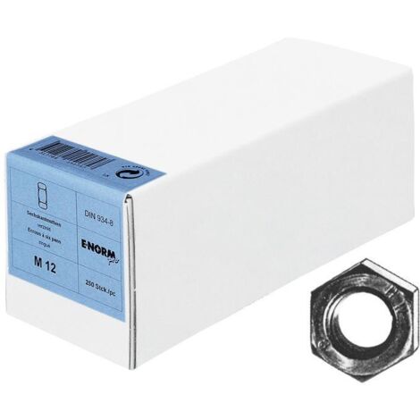 Muttern DIN 934 KP verzinkt M 18, (VPE 100)