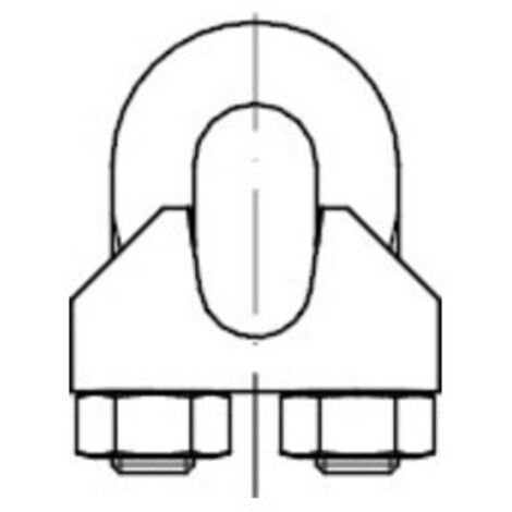 DIN 741 (ehem.) galZn 11mm/M8 7/16 HP